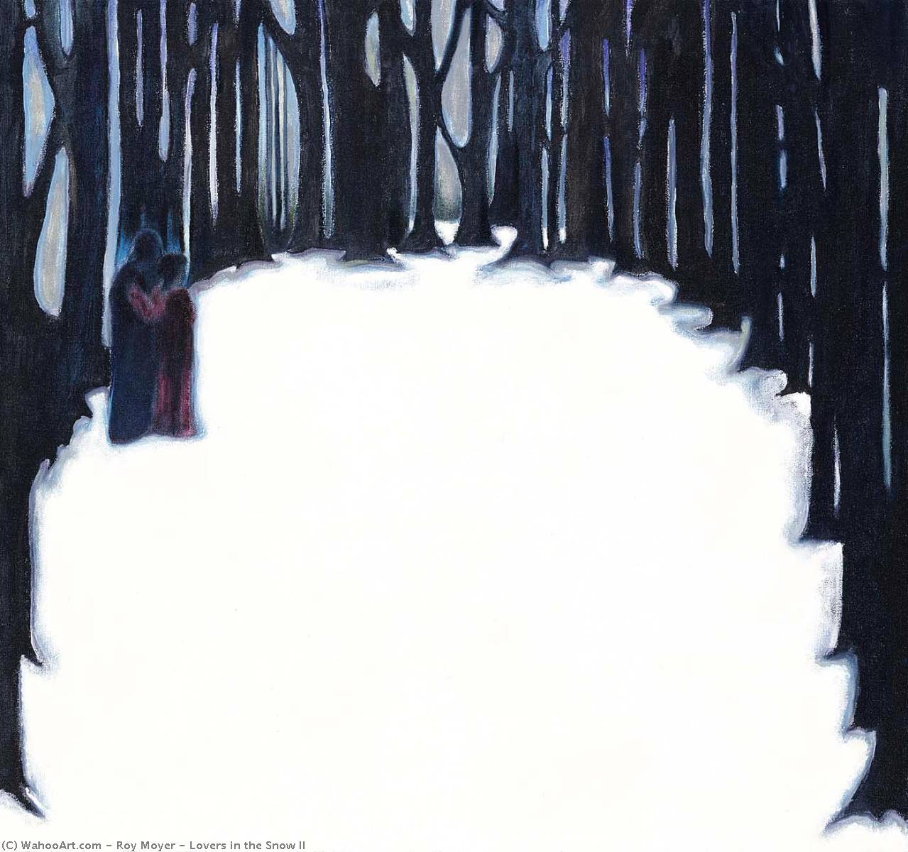 Lovers in the Snow II, 1980 by Roy Moyer Roy Moyer | ArtsDot.com