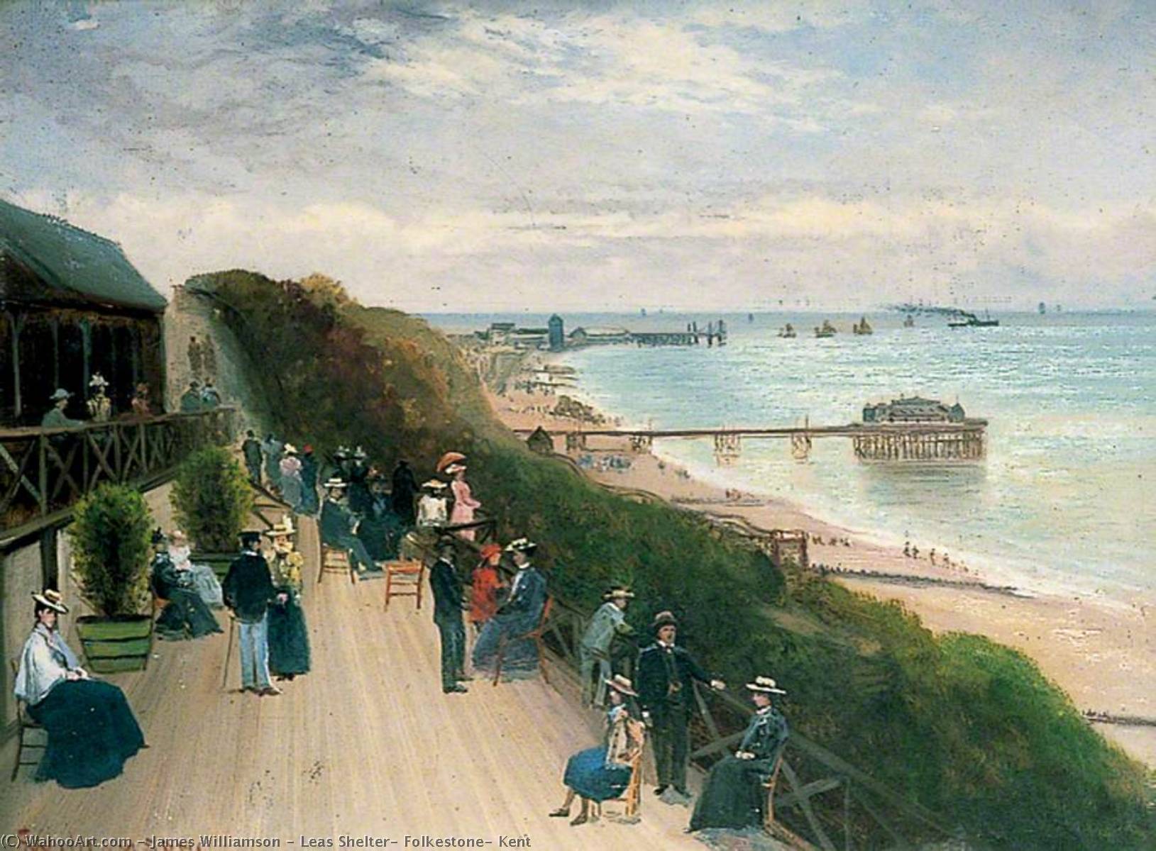 Leas Shelter, Folkestone, Kent by James Williamson James Williamson ...