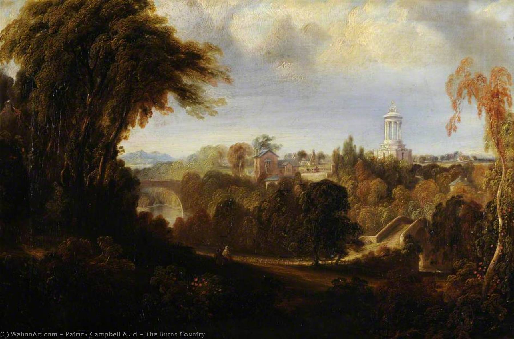 Compra una pintura hecha a mano de The Burns Country - patrick campbell ...