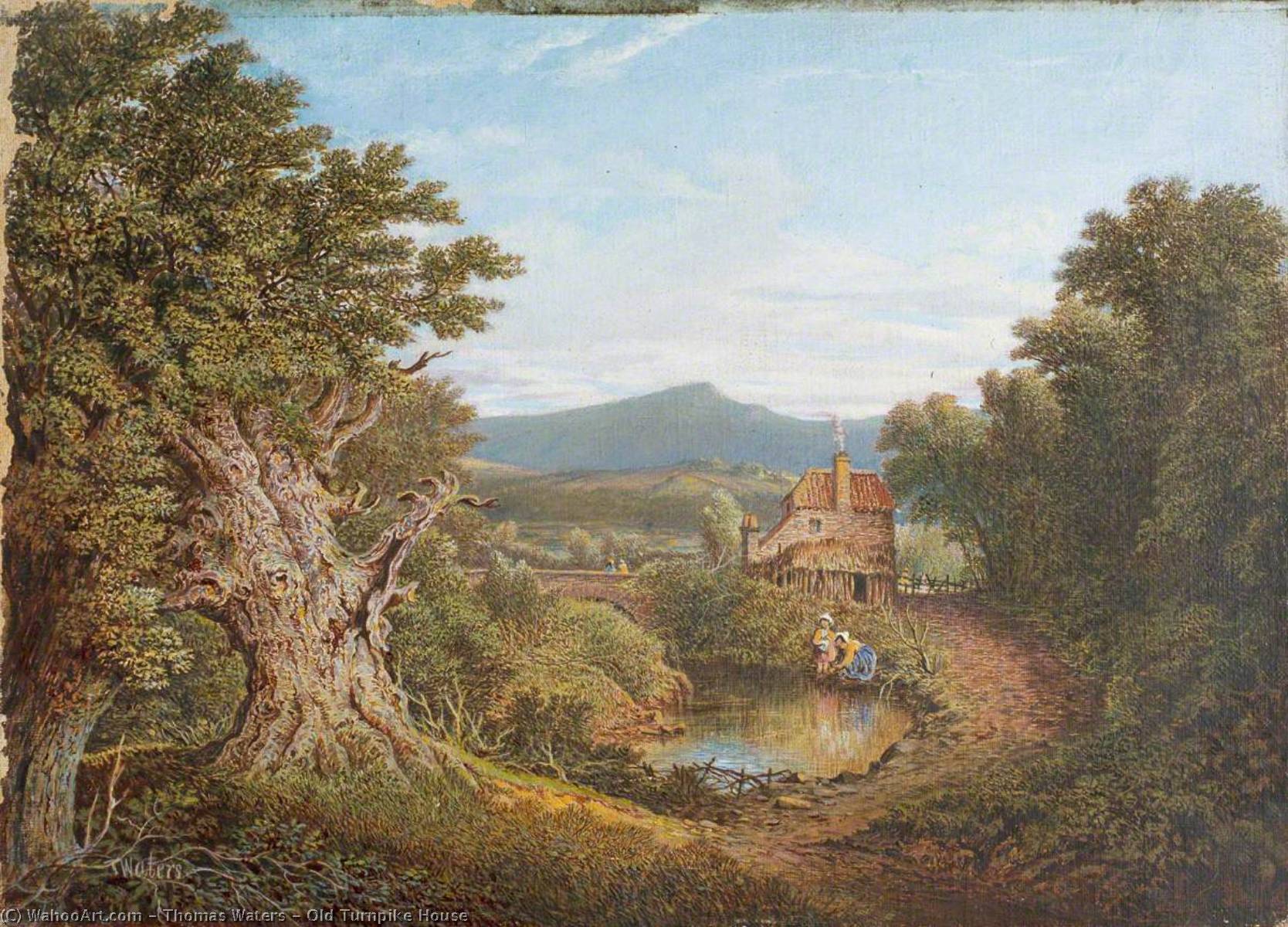 Order Artwork Replica Old Turnpike House, 1837 by Thomas Waters (1814 ...