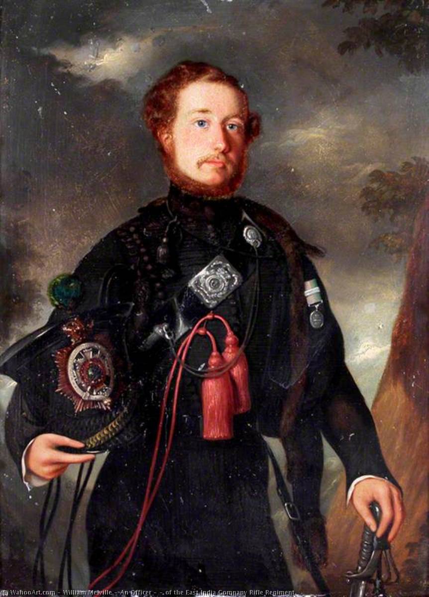 An Officer ( ) of the East India Company Rifle Regiment, 1846 by ...