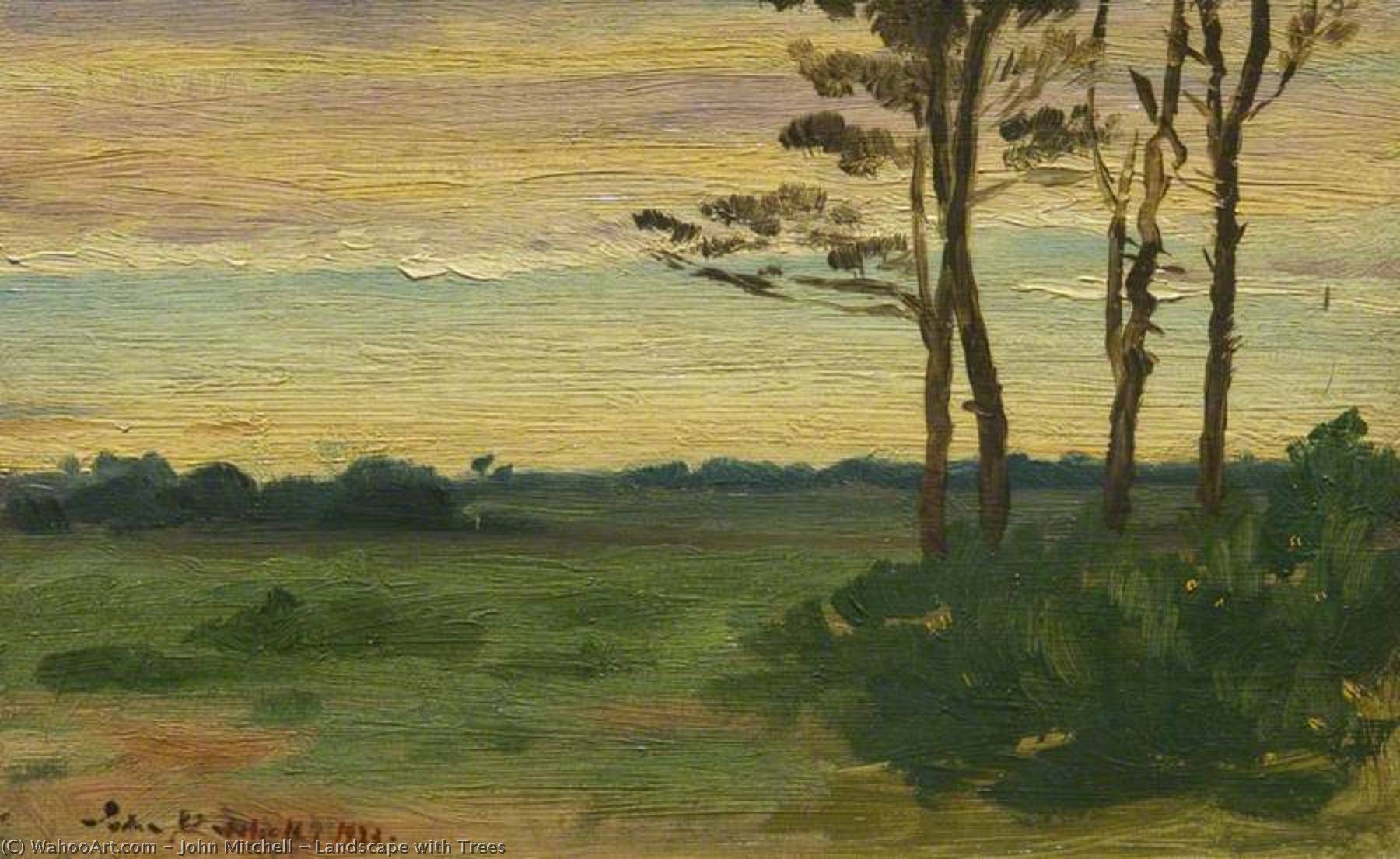Landscape with Trees, 1923 by John Mitchell John Mitchell | ArtsDot.com