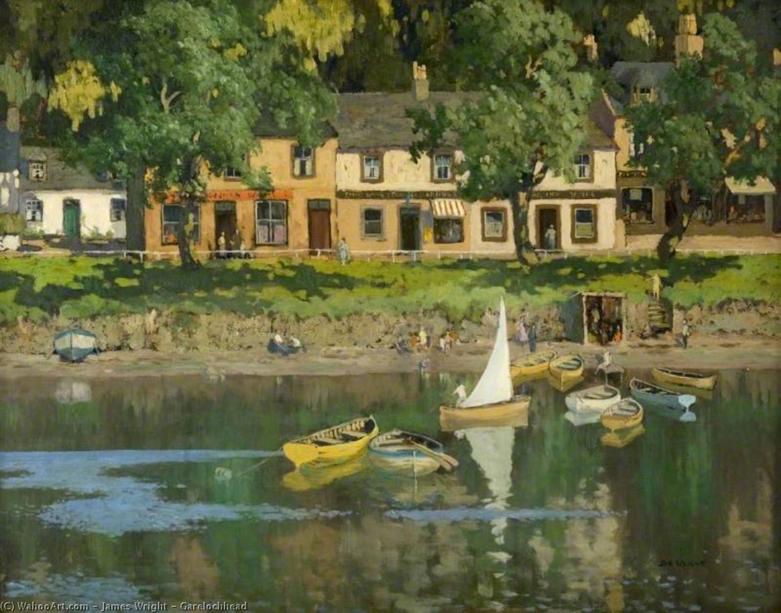 Art Reproductions | Garelochhead, 1941 by James Wright (1885-1947 ...