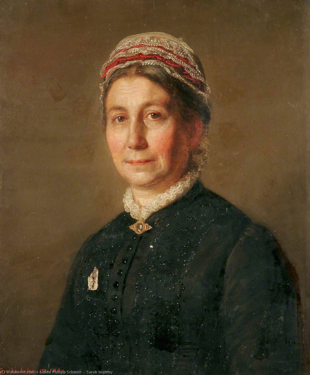 Sarah Ingleby, 1884 by Guido Philipp Schmitt Guido Philipp Schmitt | ArtsDot.com