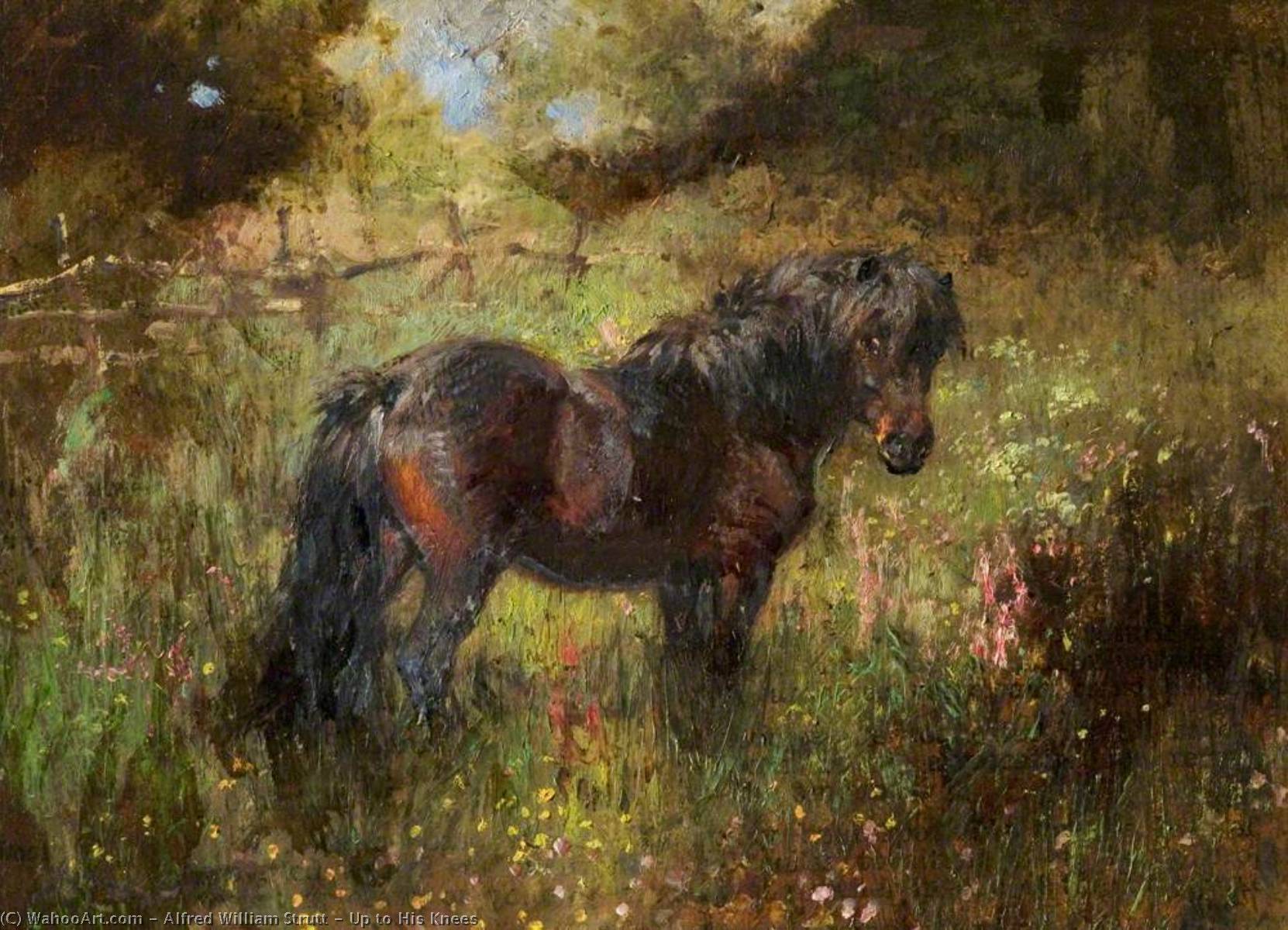 Up to His Knees by Alfred William Strutt Alfred William Strutt ...