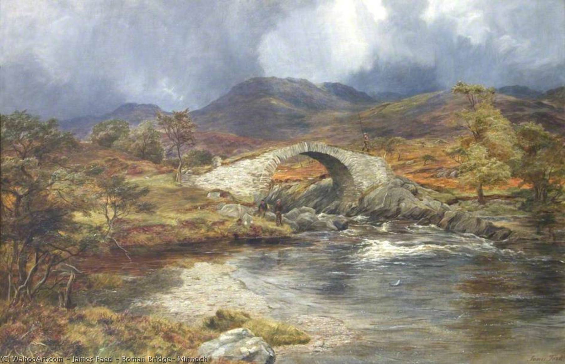 Roman Bridge, Minnoch by James Faed James Faed | ArtsDot.com