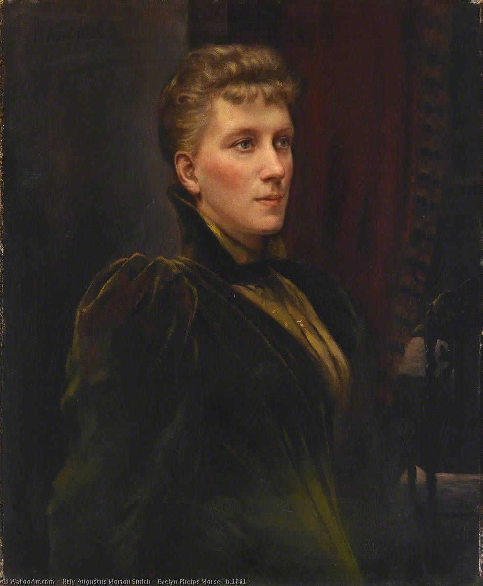 Evelyn Phelps Morse (b.1861), 1895 by Hely Augustus Morton Smith Hely ...