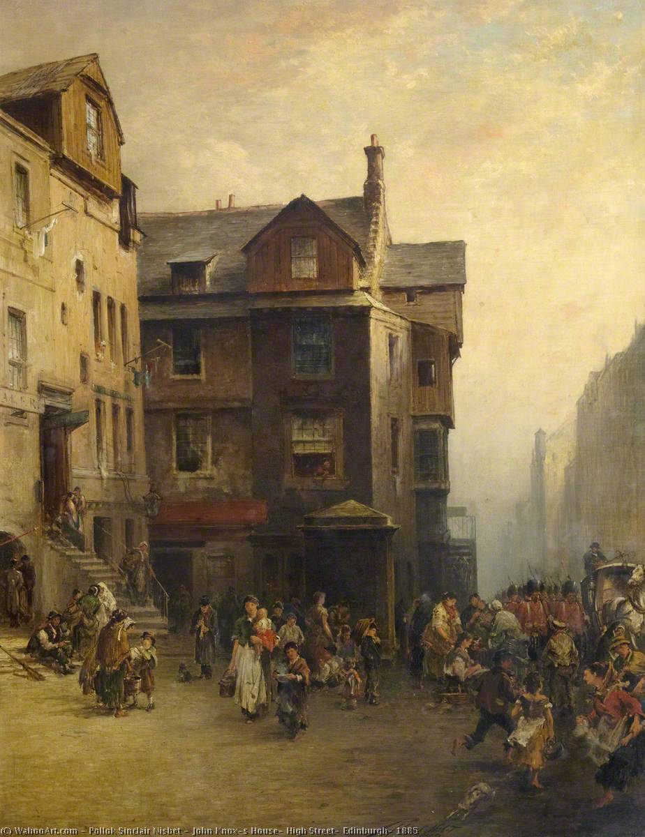 John Knox`s House, High Street, Edinburgh, 1885 by Pollok Sinclair ...