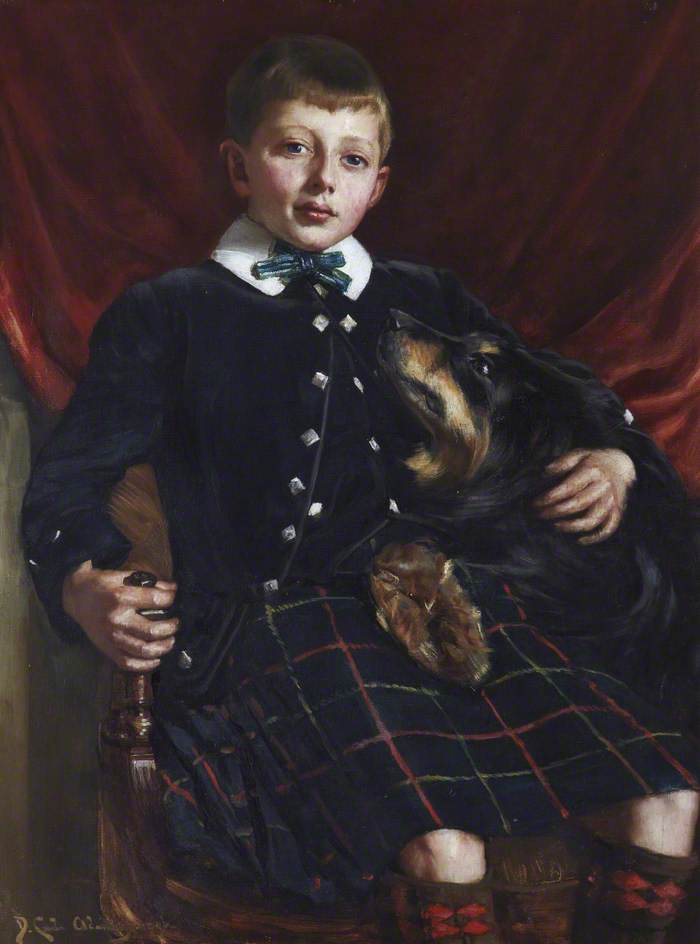 Professor D. R. Dow (aged nine), 1898 by David Comba Adamson David ...