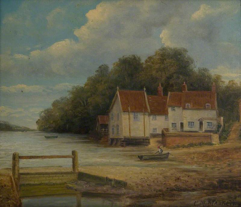 A Waterside Inn and Ferryman by Christopher Mark Maskell Christopher ...