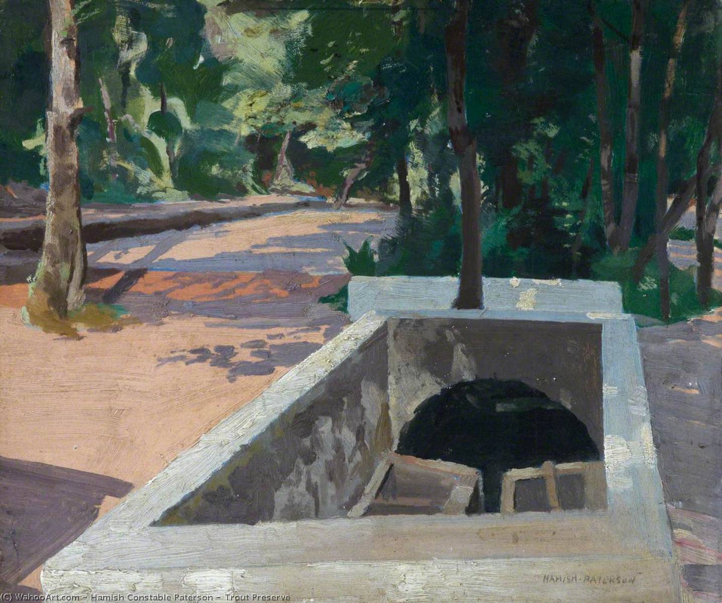 Trout Preserve, 1949 by Hamish Constable Paterson Hamish Constable ...