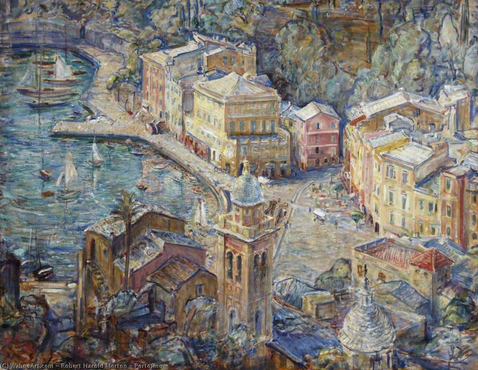 Portofino, 1933 by Robert Harold Morton Robert Harold Morton | ArtsDot.com