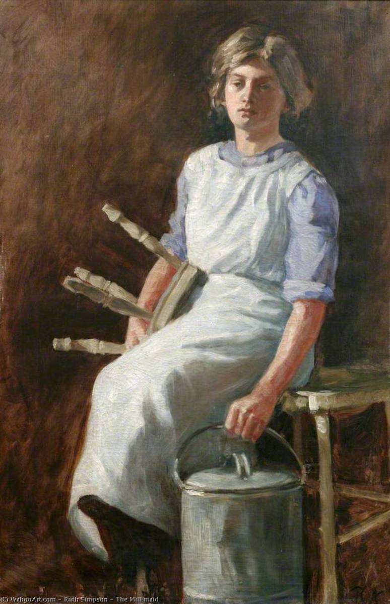 The Milkmaid, 1912 by Ruth Simpson Ruth Simpson | ArtsDot.com