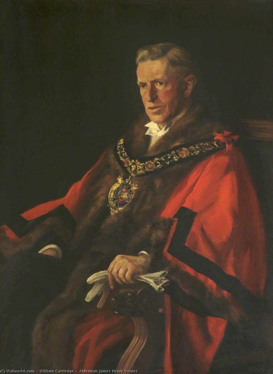Alderman James Henry Swales, 1926 by William Cartledge William ...