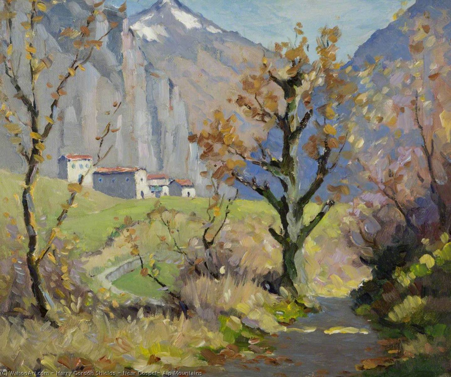 Near Gospel, Alp Mountains, 1925 by Harry Gordon Shields Harry Gordon ...