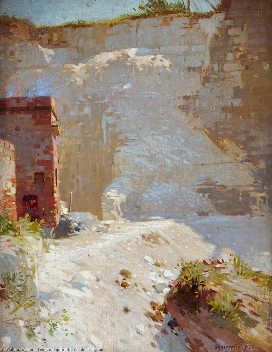 Chalk Pit, Noon, 1921 by Leonard Squirrell Leonard Squirrell | ArtsDot.com