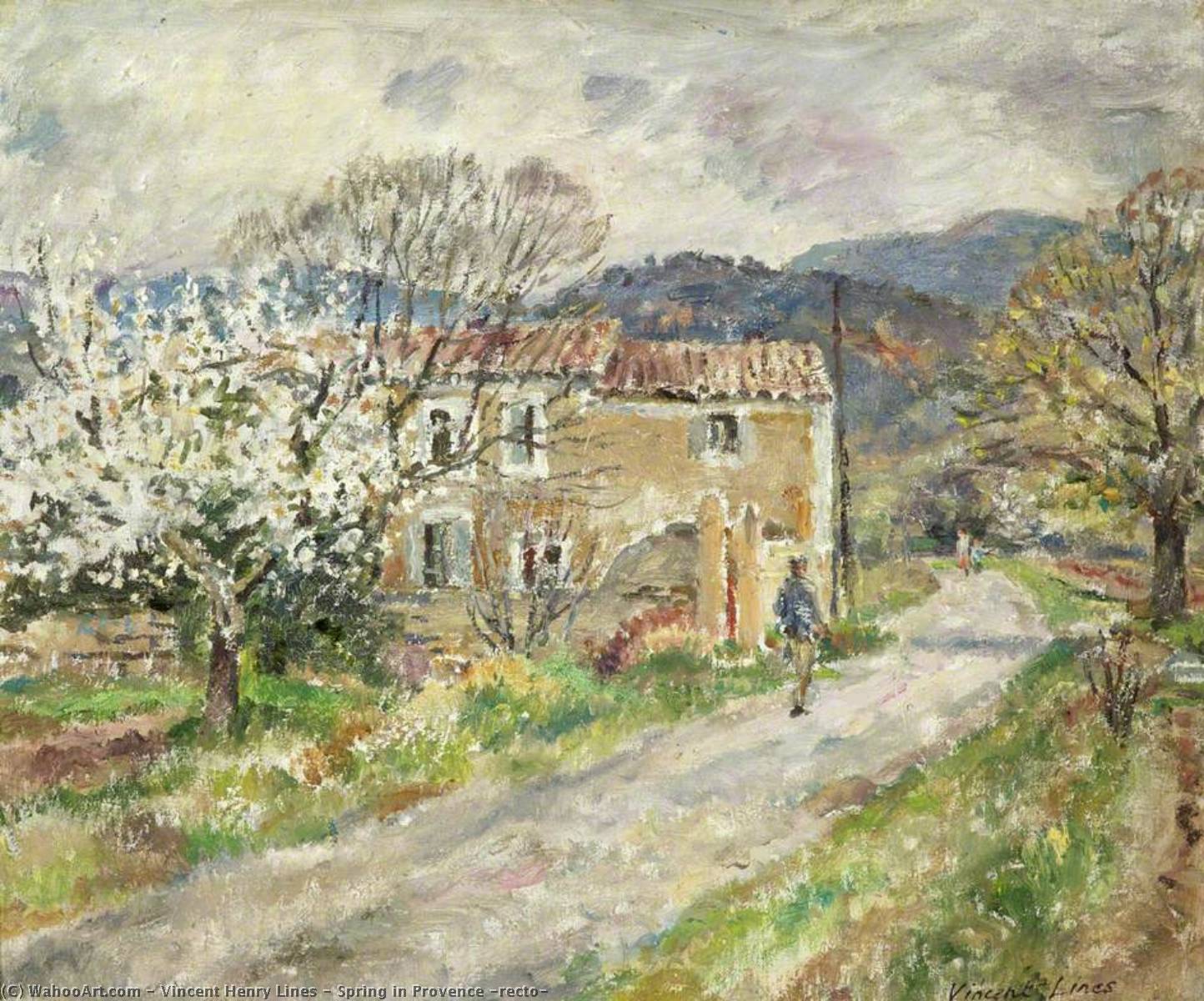 Spring in Provence (recto) by Vincent Henry Lines Vincent Henry Lines ...