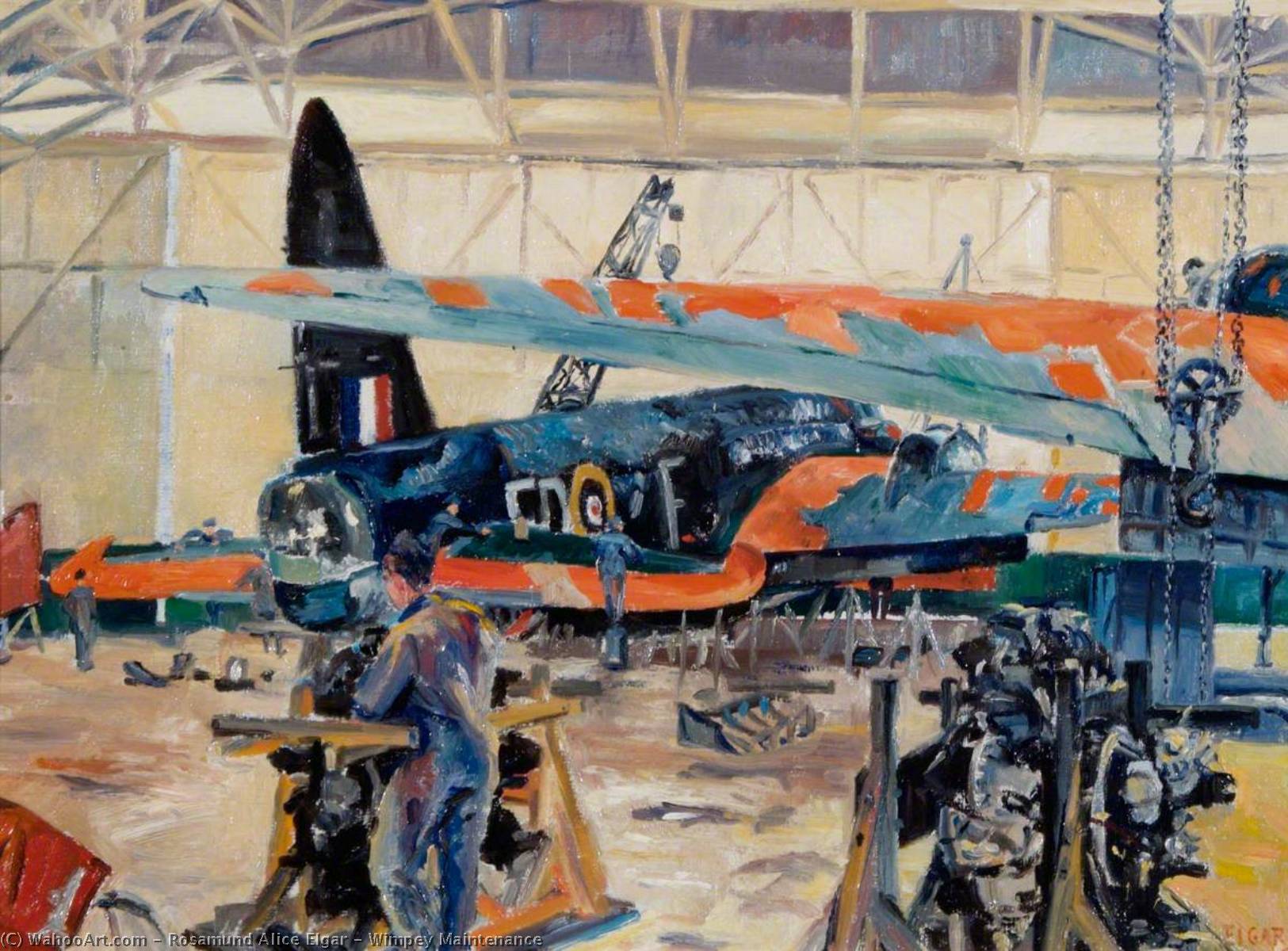 Wimpey Maintenance, 1941 by Rosamund Alice Elgar Rosamund Alice Elgar ...