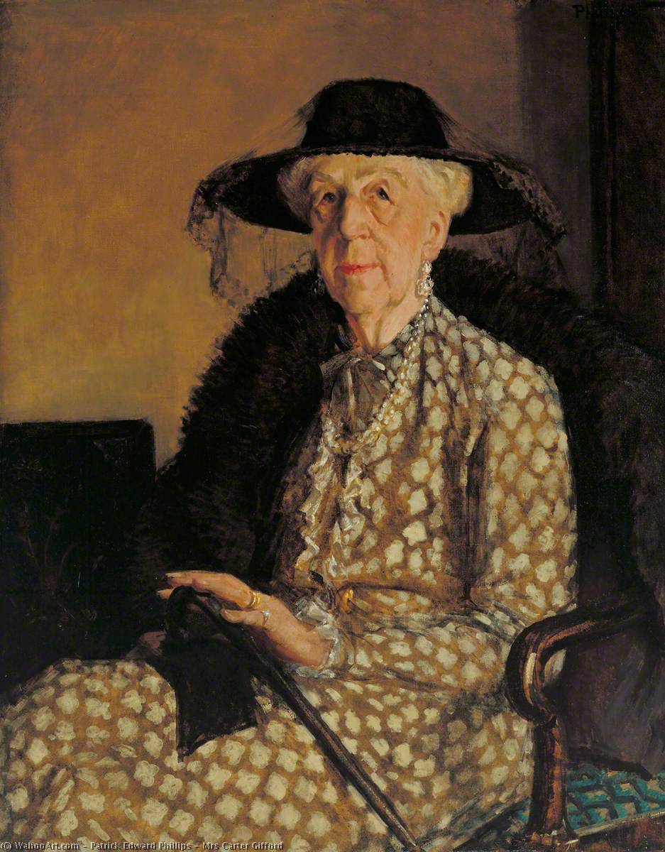 Mrs Carter Gifford, 1947 by Patrick Edward Phillips Patrick Edward ...