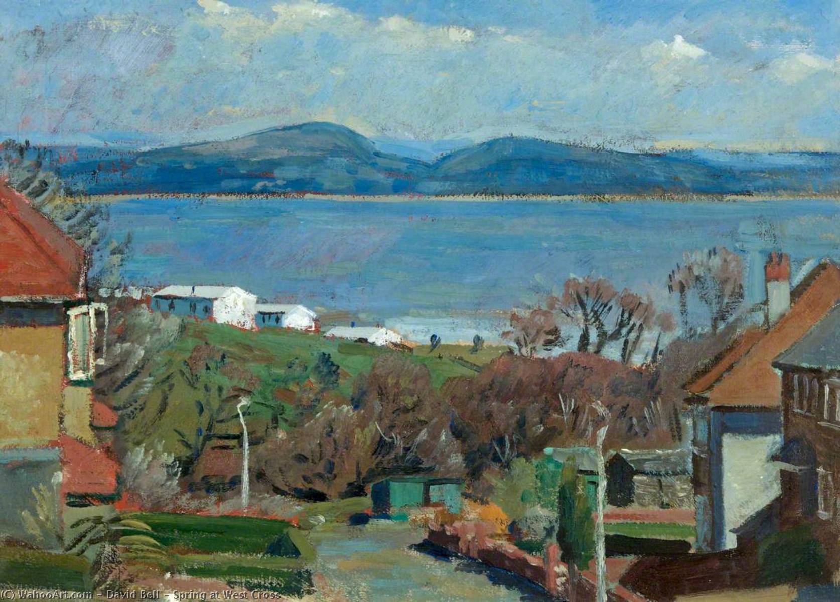 Spring at West Cross, 1953 by David Bell David Bell | ArtsDot.com