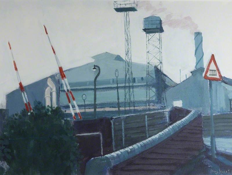 Round Oak Steelworks from Level Street by Ray Jones Ray Jones | ArtsDot.com