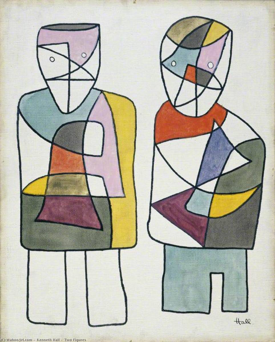 Two Figures by Kenneth Hall Kenneth Hall | ArtsDot.com