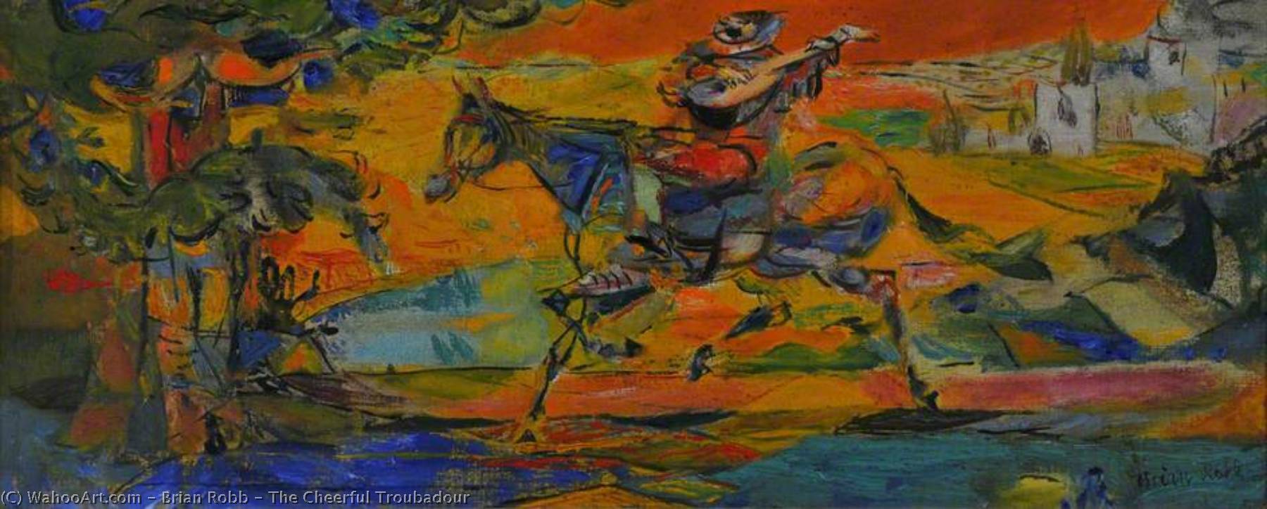 Order Artwork Replica The Cheerful Troubadour by Brian Robb (Inspired ...
