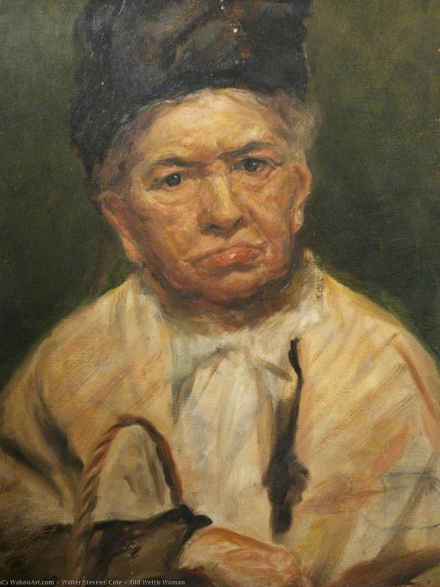 Old Welsh Woman by Walter Stevens Cole Walter Stevens Cole | ArtsDot.com