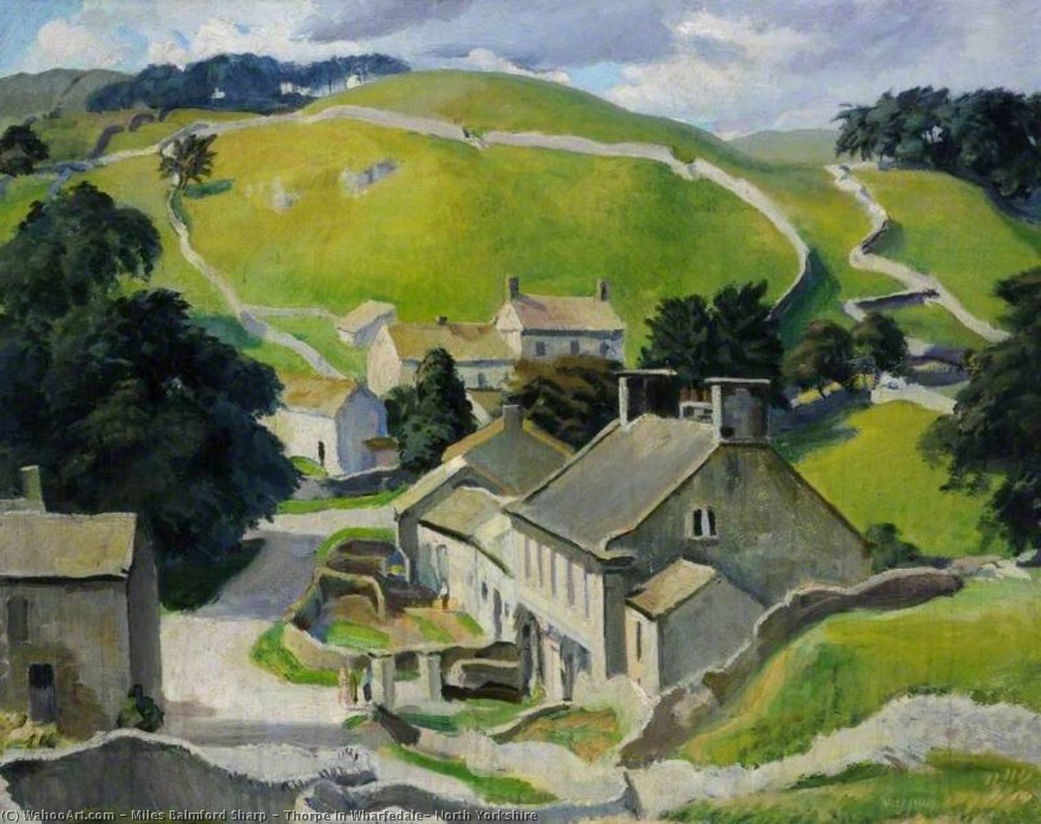 Thorpe in Wharfedale, North Yorkshire, 1940 de Miles Balmford Sharp ...