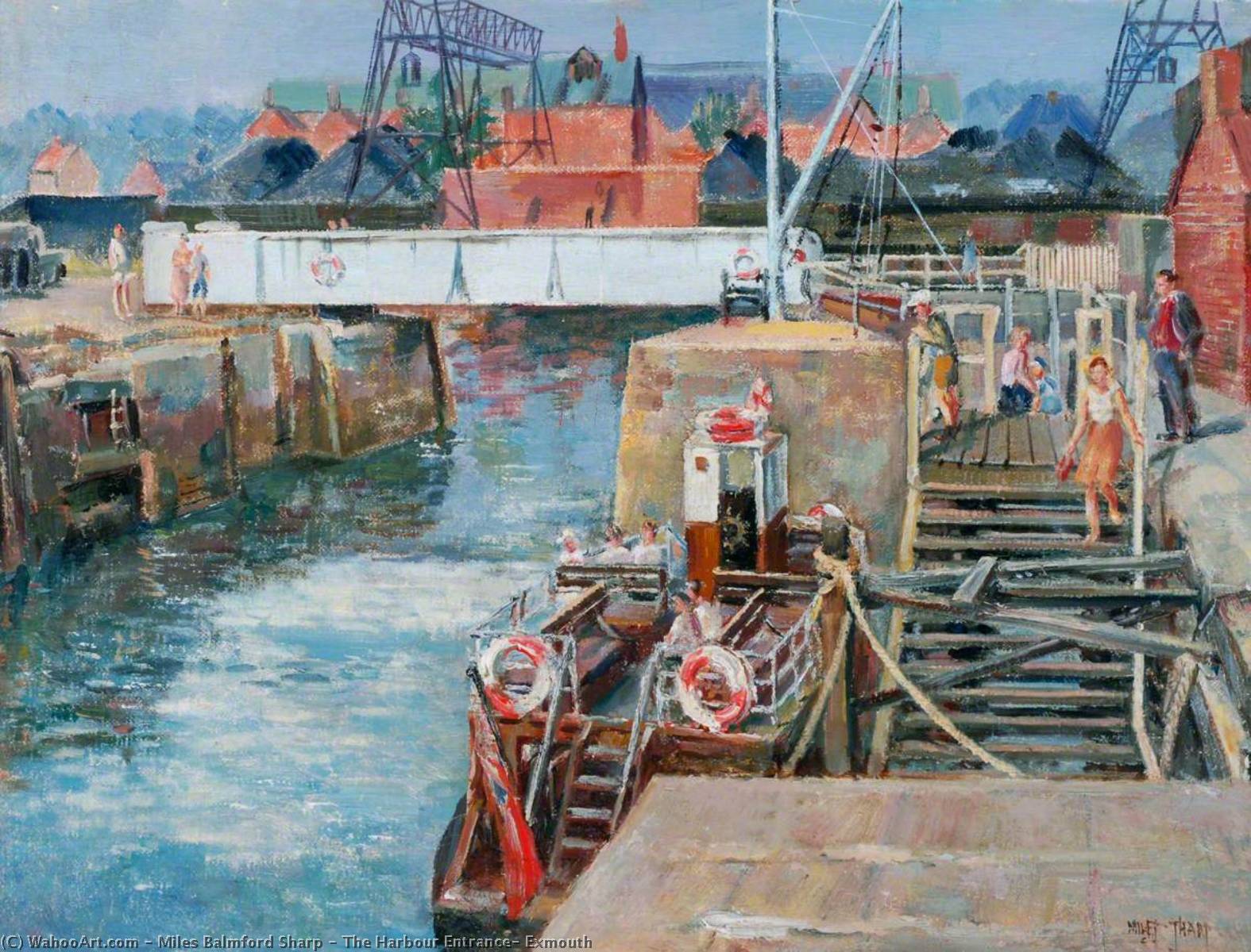 The Harbour Entrance, Exmouth by Miles Balmford Sharp Miles Balmford Sharp | ArtsDot.com