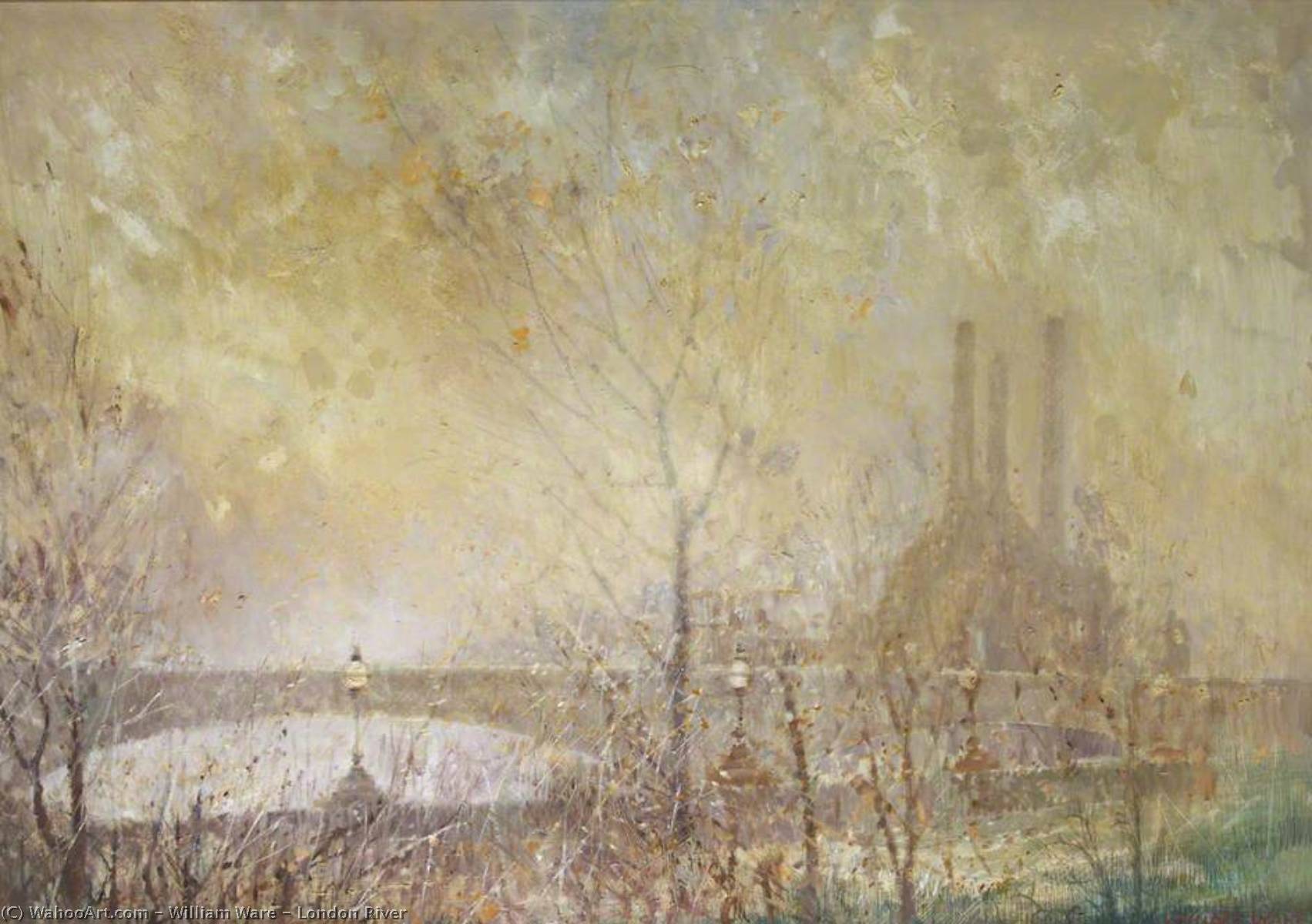 London River by William Ware William Ware | ArtsDot.com