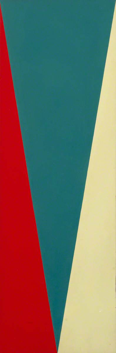 Blue Curve, Yellow Circle (polyptych, panel 5 of 6), 1990 by Susan ...