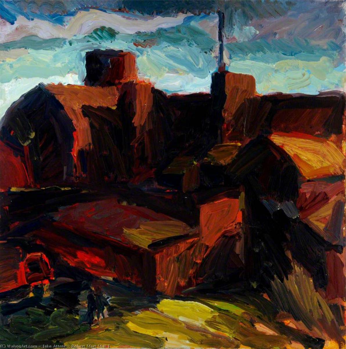 Robert Mart Mill 1, 1990 by Jake Attree Jake Attree | ArtsDot.com