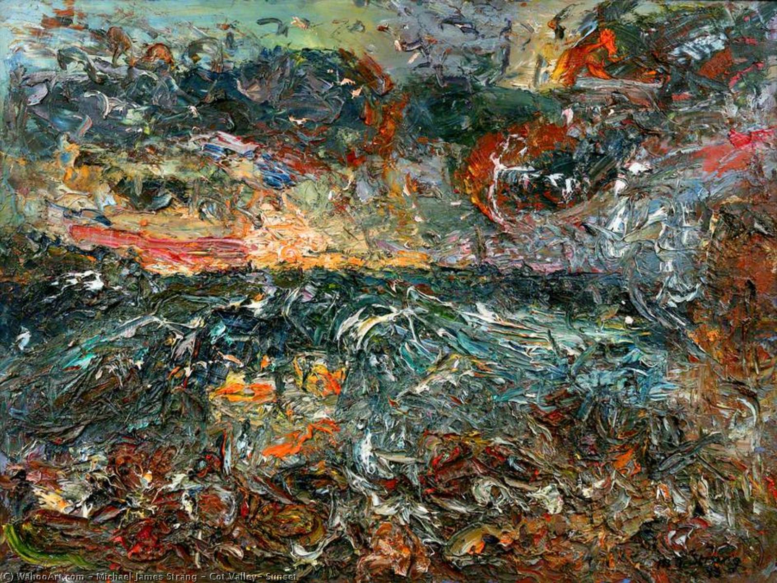 Cot Valley, Sunset, 1993 by Michael James Strang Michael James Strang ...