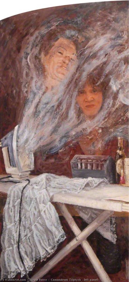 Conundrum Triptych (left panel), 1991 by Lizzie Rowe Lizzie Rowe ...