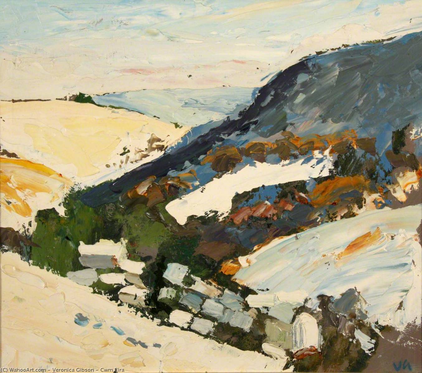 Cwm Eira, 1999 by Veronica Gibson Veronica Gibson | ArtsDot.com