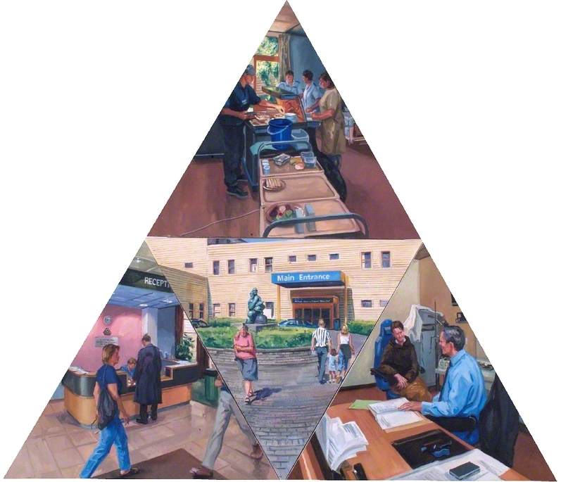 千年米尔顿凯恩斯医院, 2002 通过 Michael Croker Michael Croker | ArtsDot.com