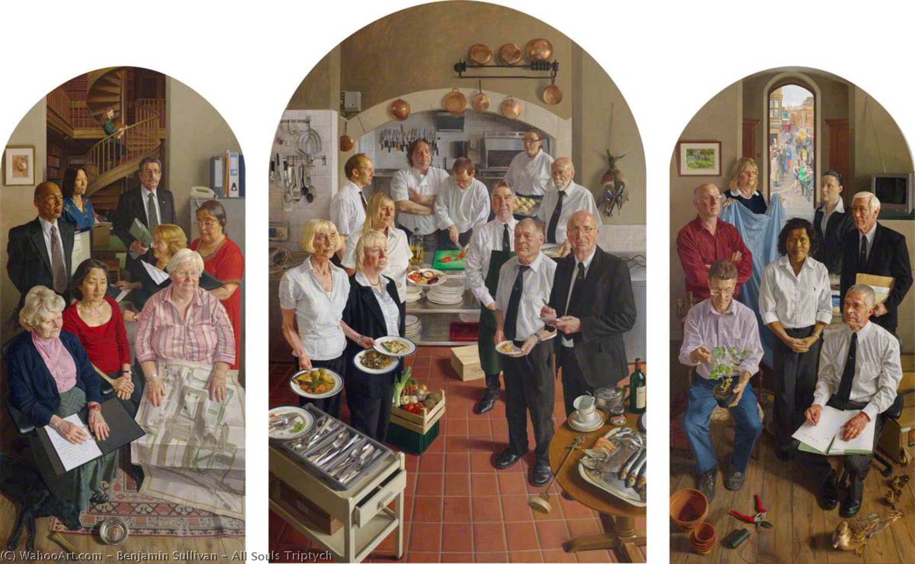 All Souls Triptych, 2012 by Benjamin Sullivan Benjamin Sullivan ...