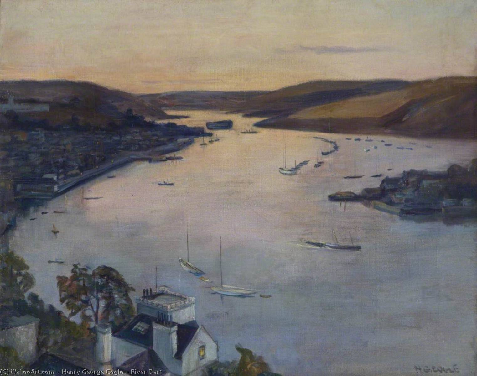 River Dart by Henry George Cogle (1875-1957) Henry George Cogle ...
