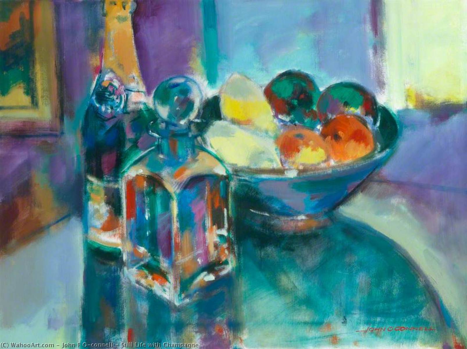 Still Life with Champagne by John F O'connell John F O'connell ...