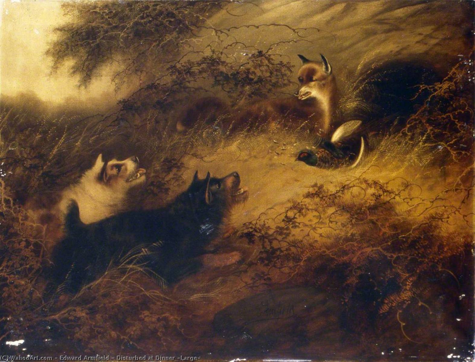 Get Art Reproductions Disturbed at Dinner (Large) by Edward Armfield ...