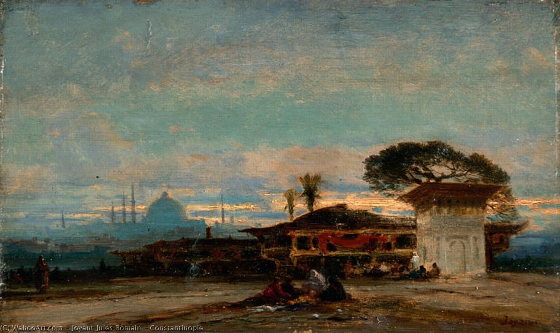 Get Paintings Reproductions Constantinople by Joyant Jules Romain (1803 ...