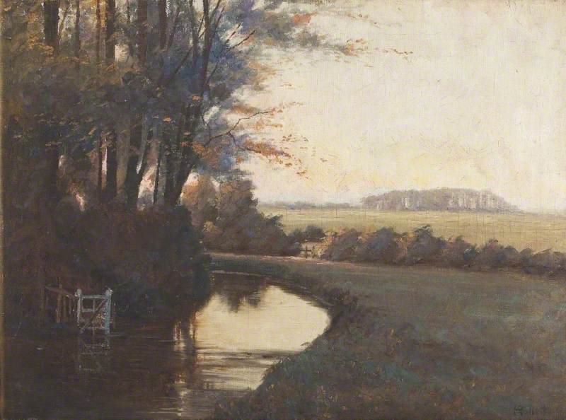 Purchase Oil Painting Replica Lincolnshire Scene, 1920 by Herbert ...