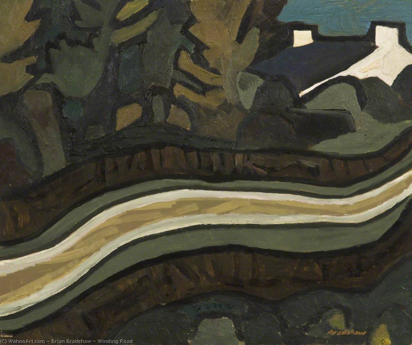 Winding Road by Brian Bradshaw Brian Bradshaw | ArtsDot.com