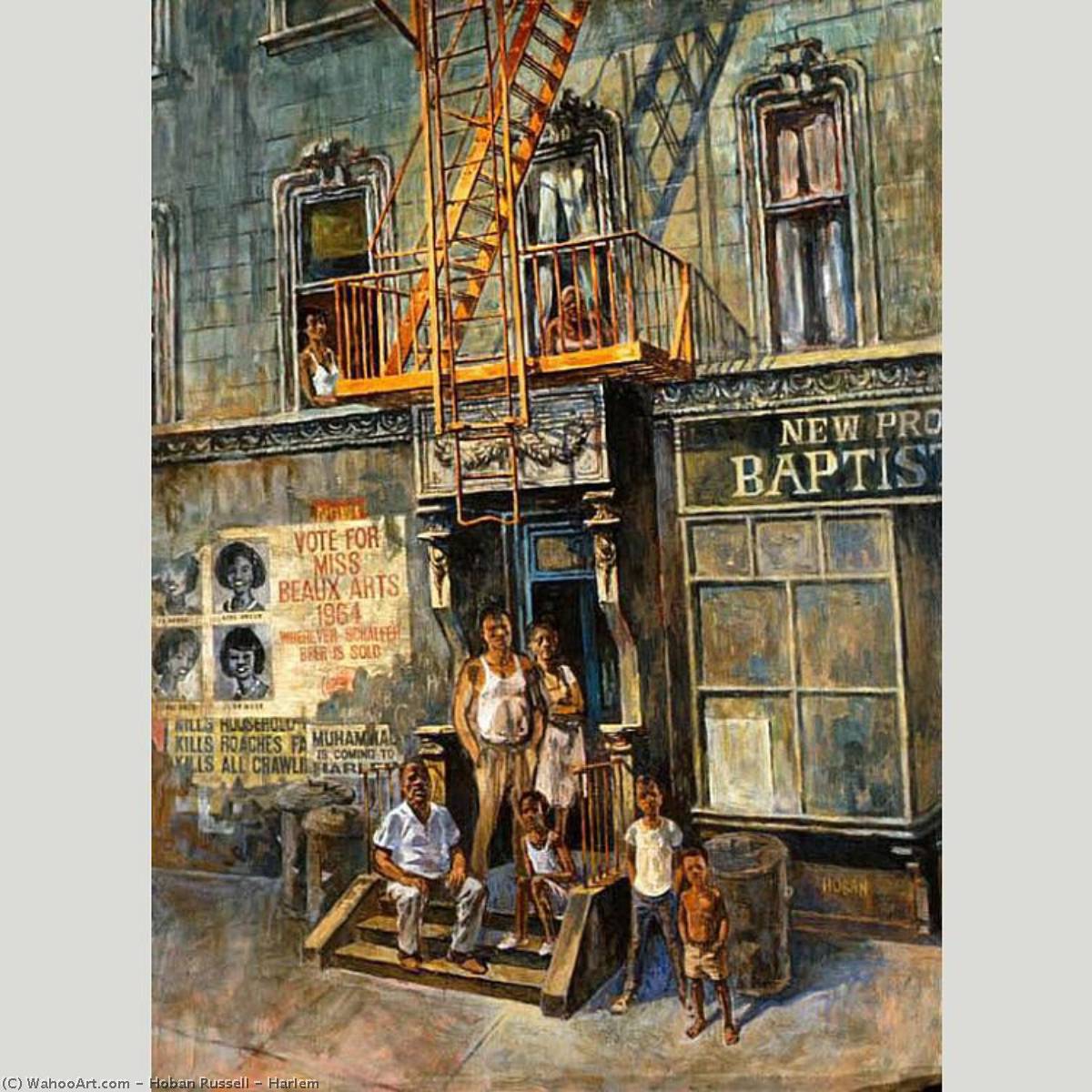 Harlem, 1964 by Hoban Russell (1925-2011, United States) Hoban Russell ...