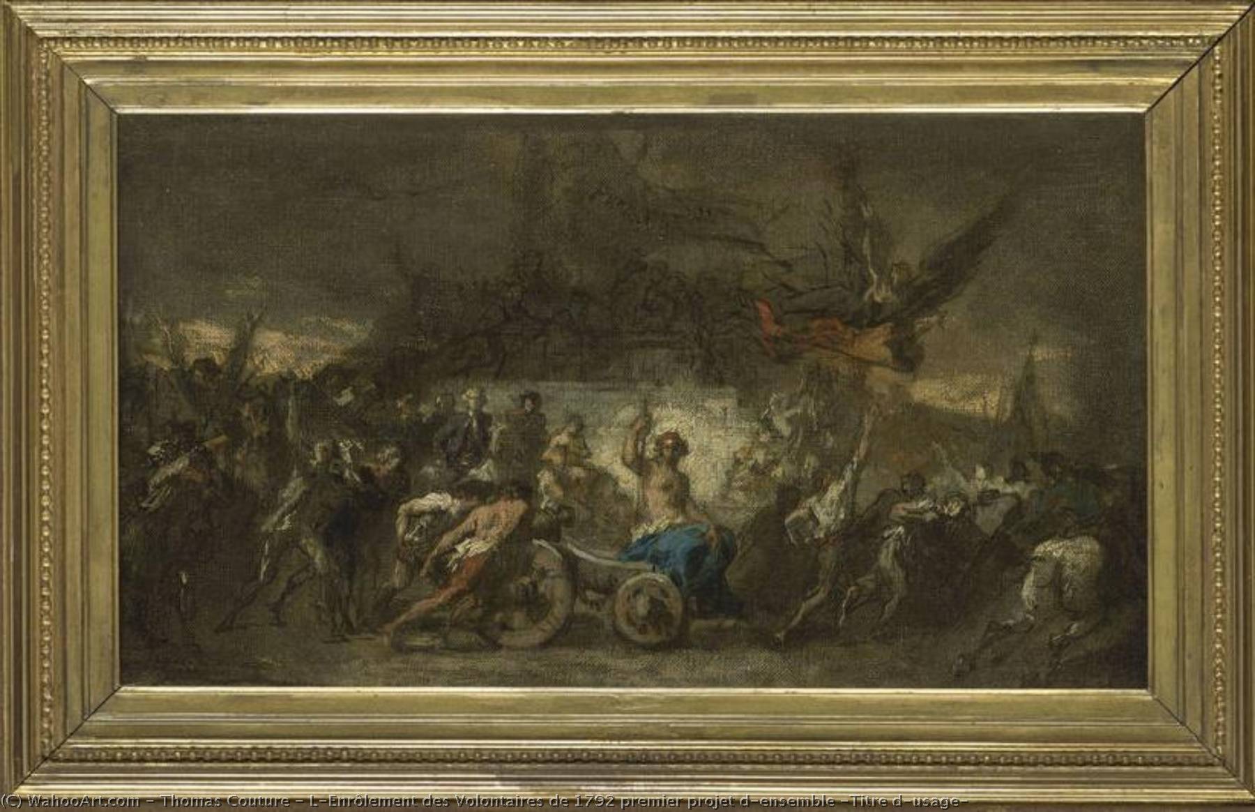 Reproduções De Pinturas L`Enrôlement des Volontaires de 1792 premier ...