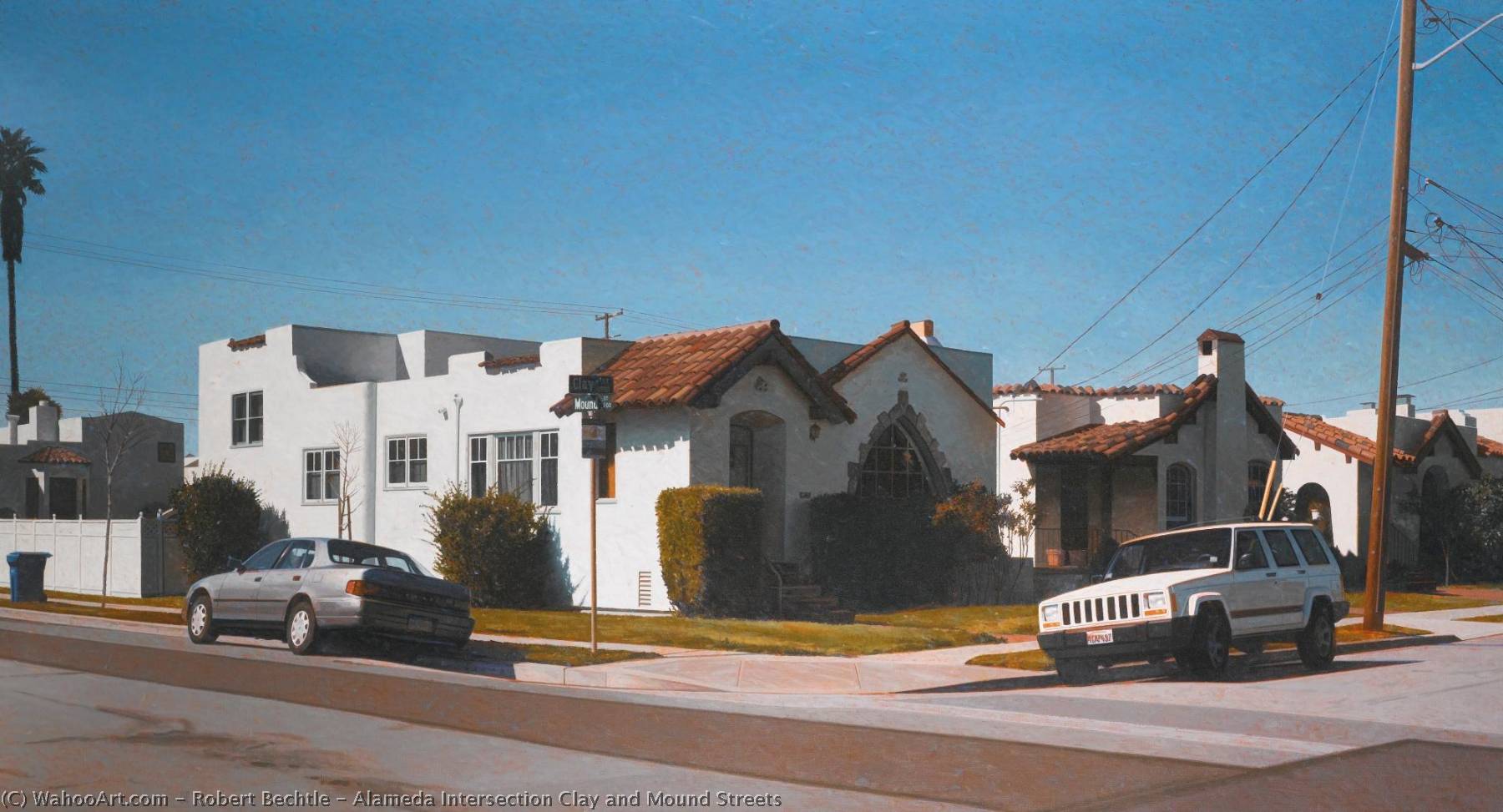 Alameda Intersection Clay e Mound Streets por Robert Bechtle Robert ...