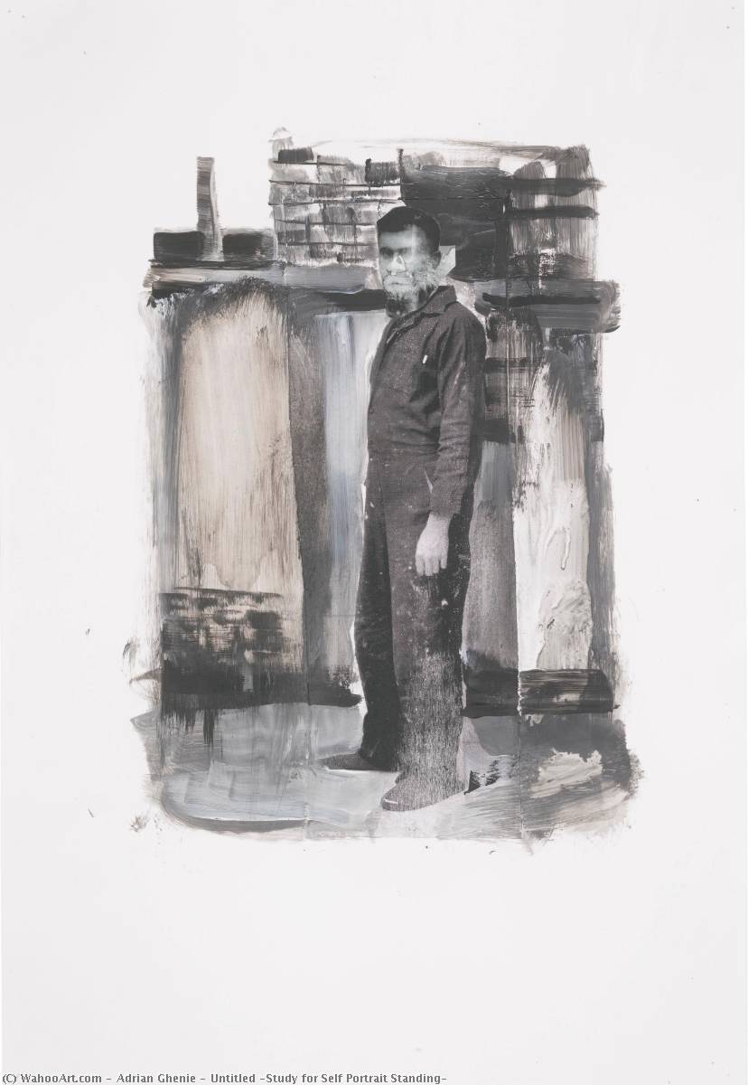 Untitled (Study for Self Portrait Standing) by Adrian Ghenie Adrian ...