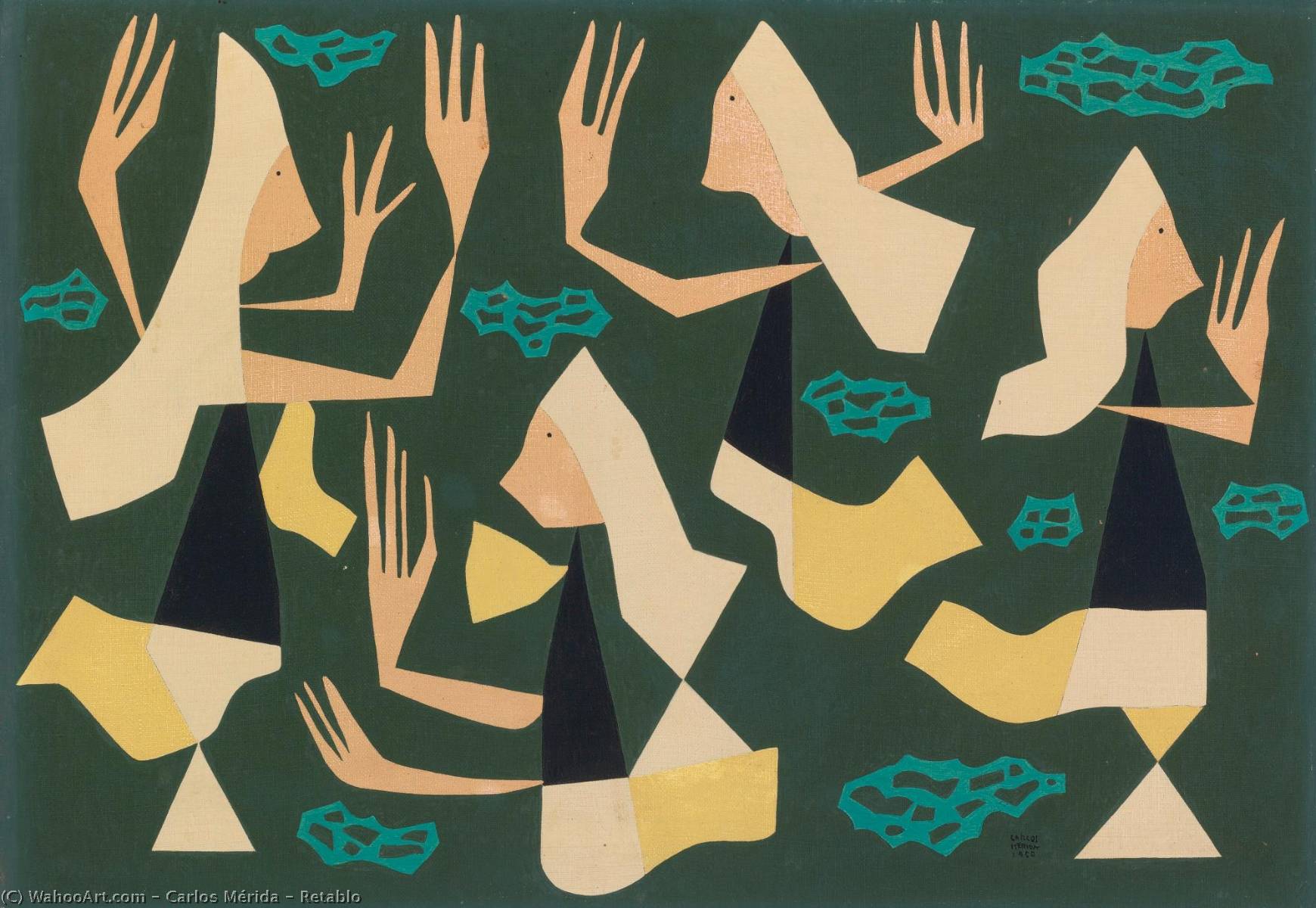 Reproducciones De Arte Del Museo Retablo de Carlos Mérida (Inspirado ...