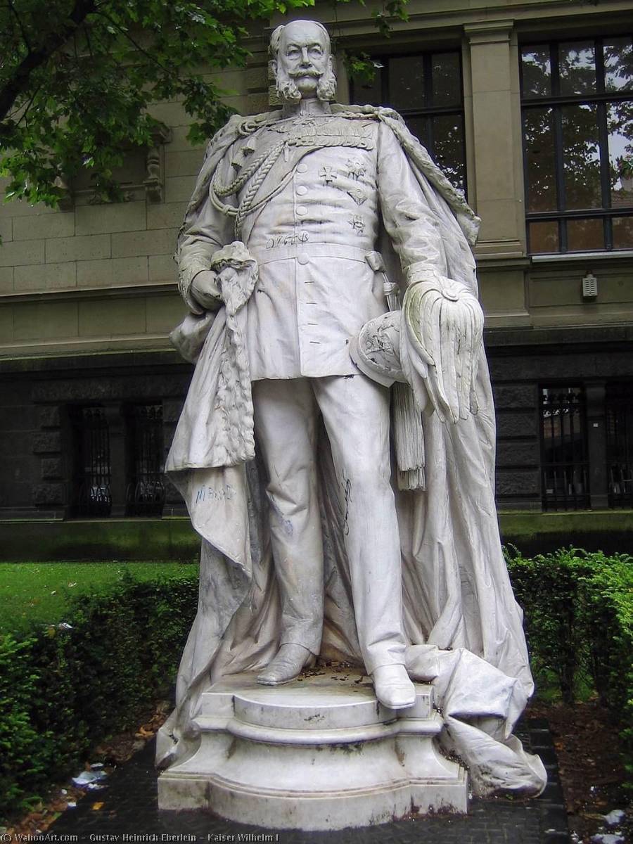 Oil Painting Replica Kaiser Wilhelm I by Gustav Heinrich Eberlein (1847 ...